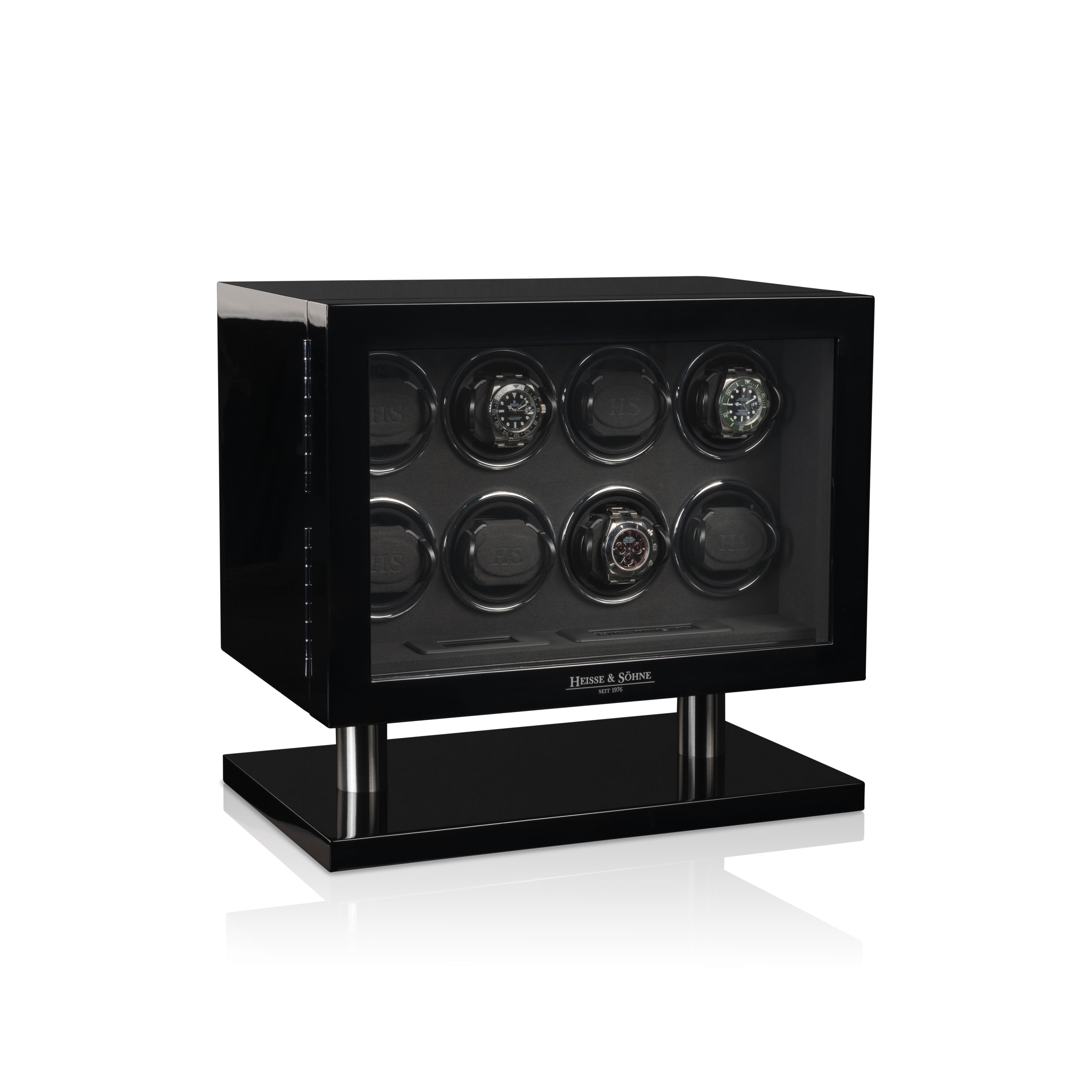 Collector Black High-Gloss 8 Watches – Finch Centre Jewellers