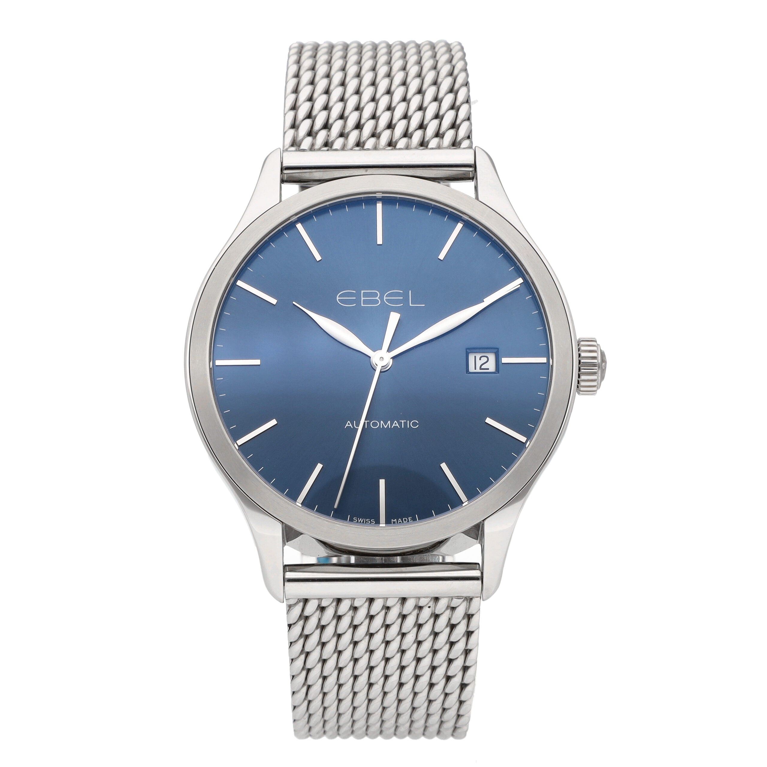 EBEL CLASSIC AUTOMATIC BLUE DIAL STAINLESS STEEL 1216149 – Finch Centre ...